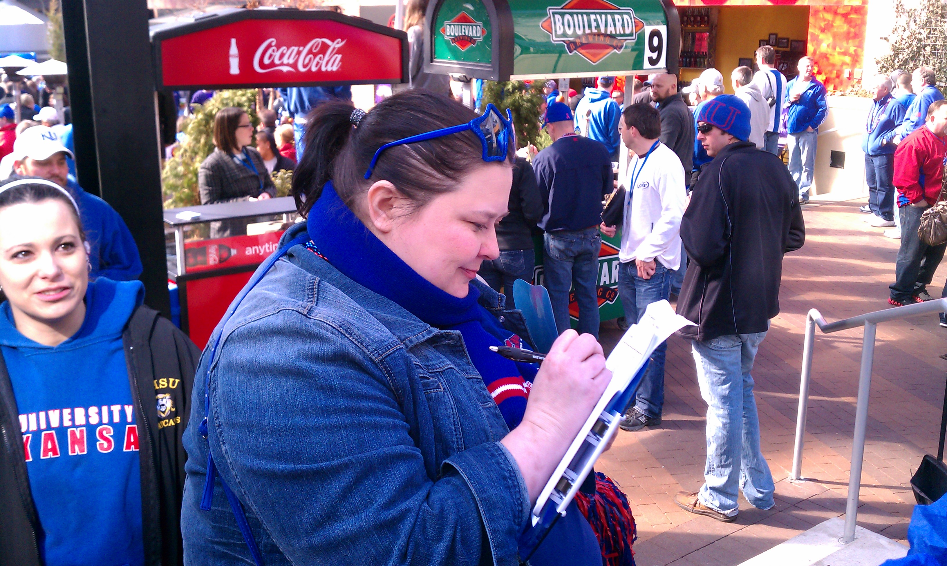 Photo gallery: KU fans watch the Jayhawks take on the Cowboys at Power ...